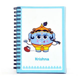 Lord Krishna Inspired Spiral Personal Note Book 110