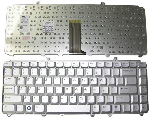Laptop Keyboard For Dell Inspiron 1540 Series (Silver)