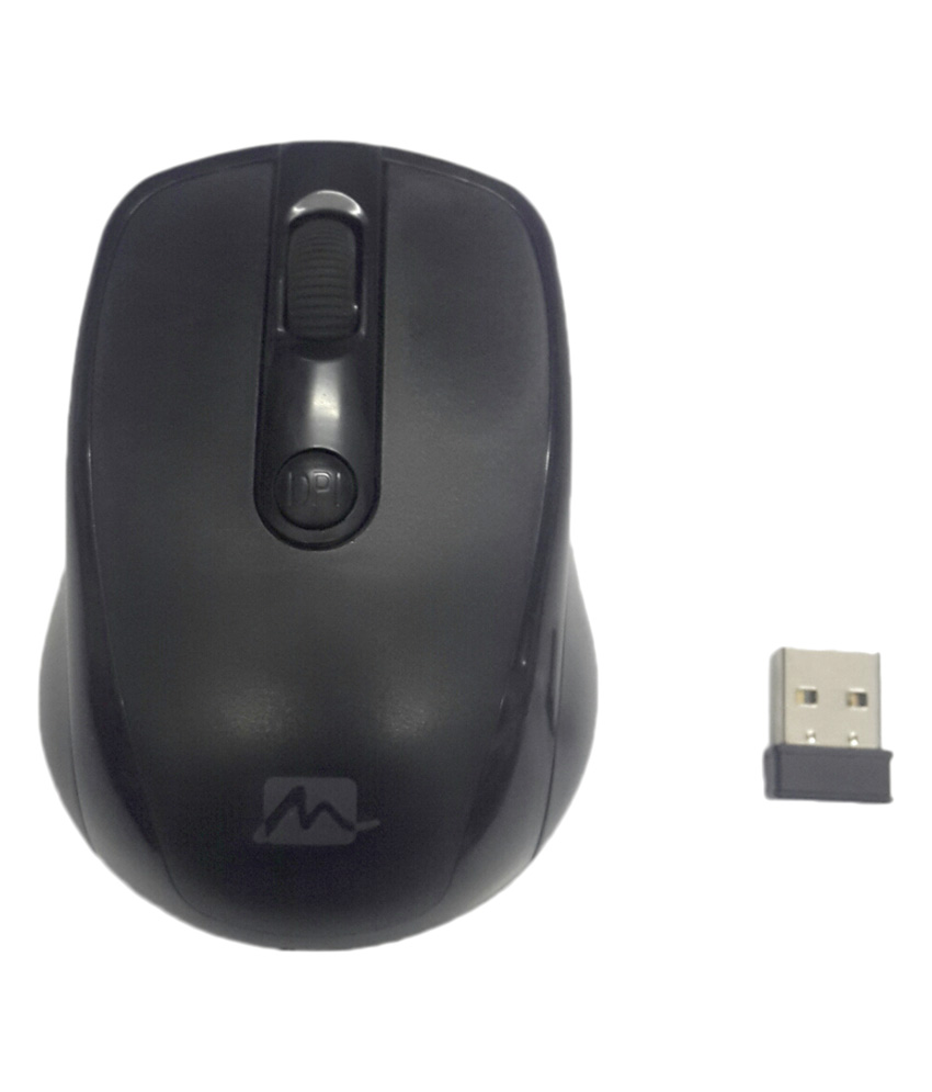 Buy Mercury Mw 310 Wireless Mouse Black Online @ ₹419 from ShopClues