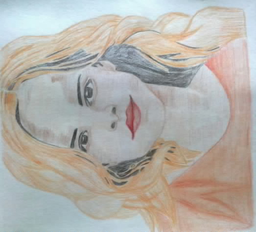 Buy My hane made EMMA WATSON's color painting.contact artiat on whatsap ...