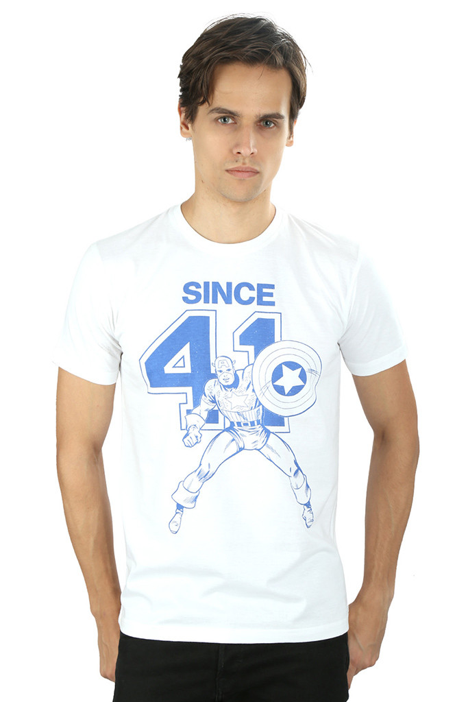 Buy Planet Superheroes Captain America - The Classic Hero T-Shirt ...
