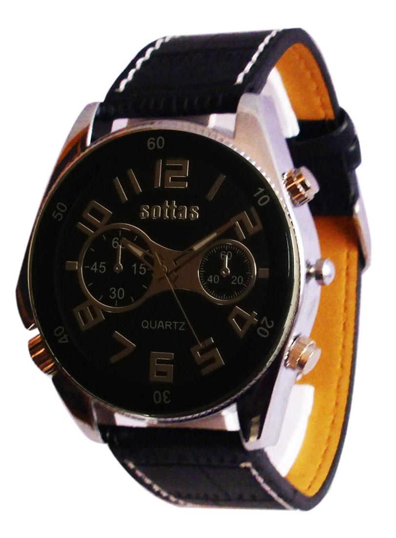 Sottas Sports Analog Black Dial Men's Watch