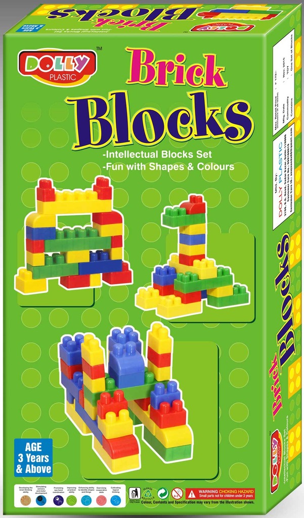Buy Dolly Brick -Blocks Set For Kids Online @ ₹172 from ShopClues