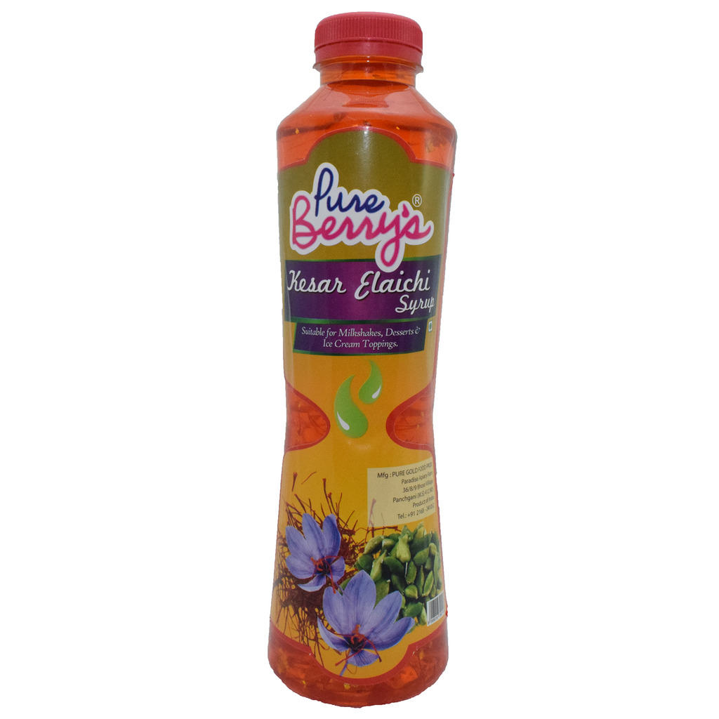 Buy Pure Berrys Kesar Elichi Syrup, 750 ml Online @ ₹349 from ShopClues