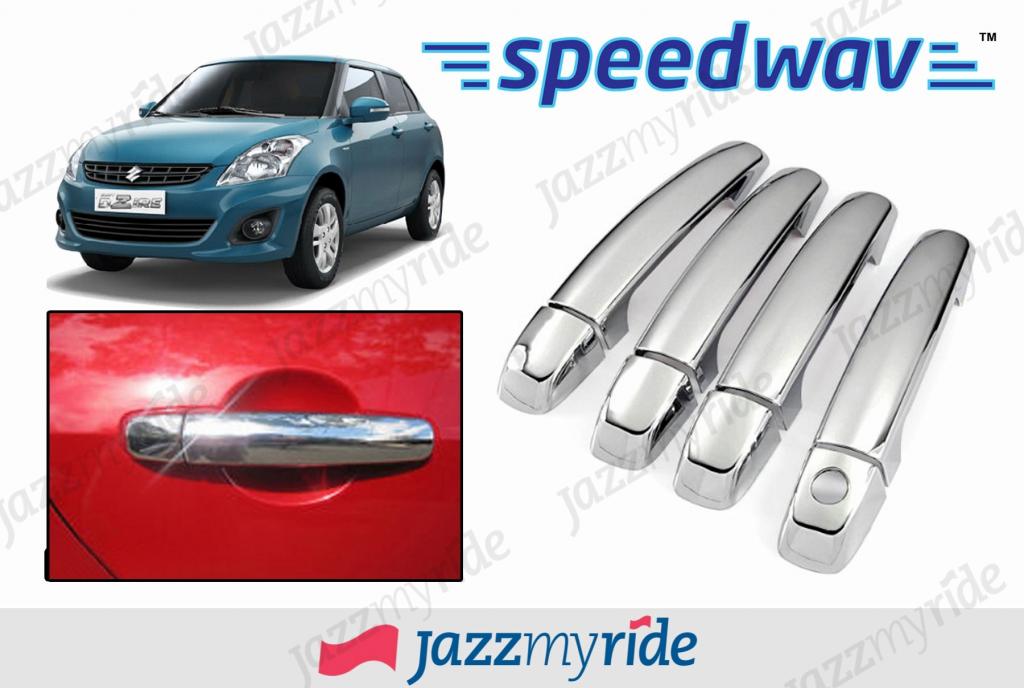 Shop Speedwav Maruti Suzuki Swift Dzire Chrome Plated Car Door handle ...