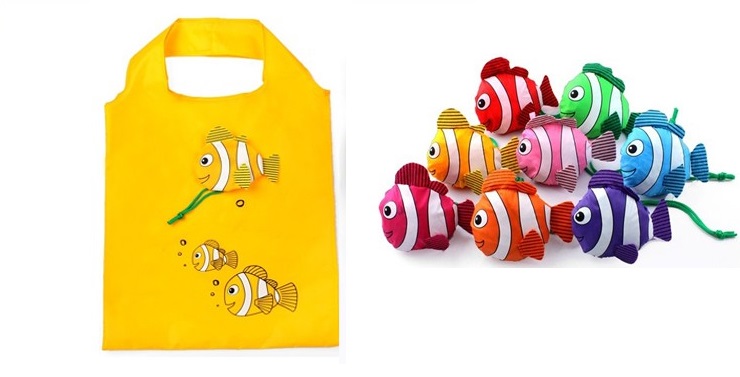 Animal Fish Folding Shopping Bag Carry for Travel Storage Prices in ...