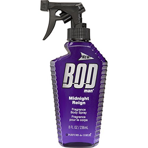 BOD Man Fragrance Body Spray, Midnight Reign, 8 Fluid Ounce