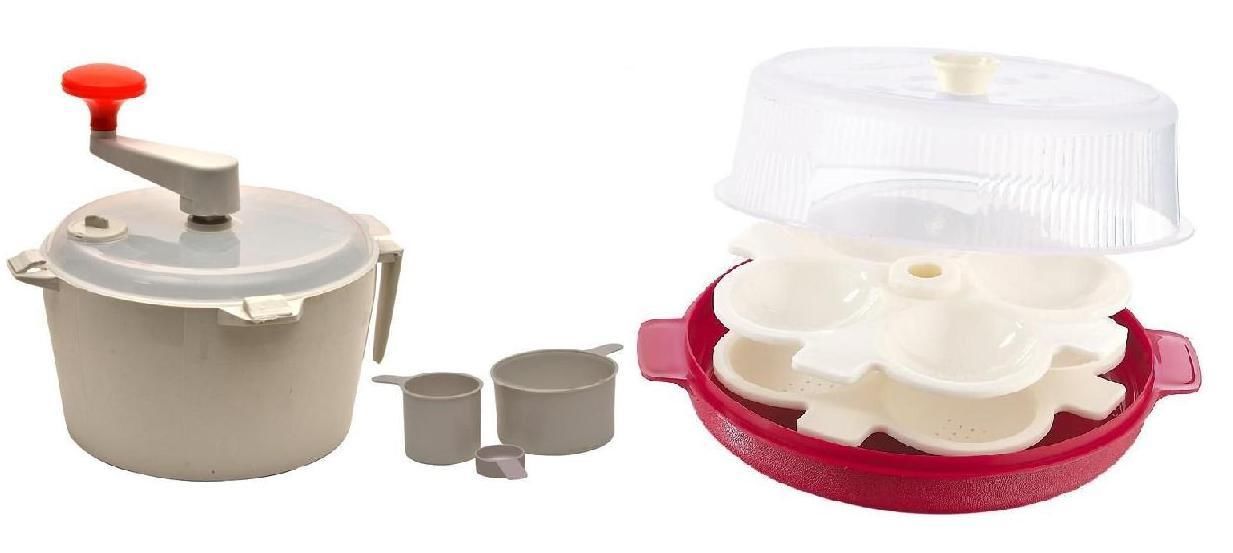Combo Of Dough Maker & Atta Maker Mixer 1 Pc+Microwave idli Maker With ...