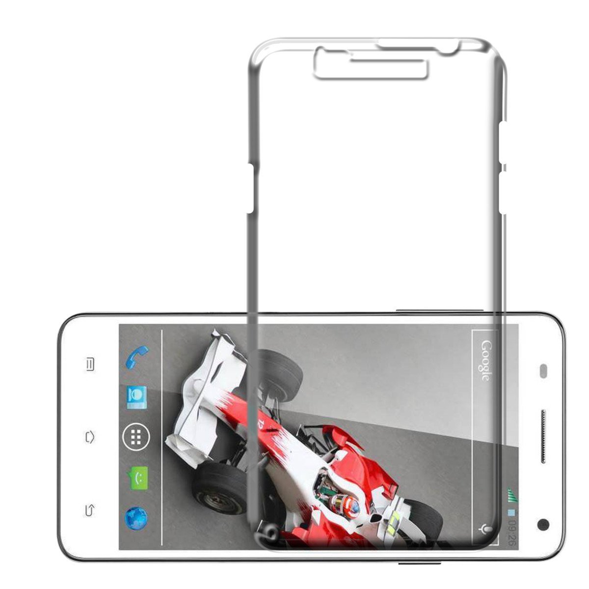 Buy Xolo Q3000 Transparent Soft Back Cover Online @ ₹220 from ShopClues