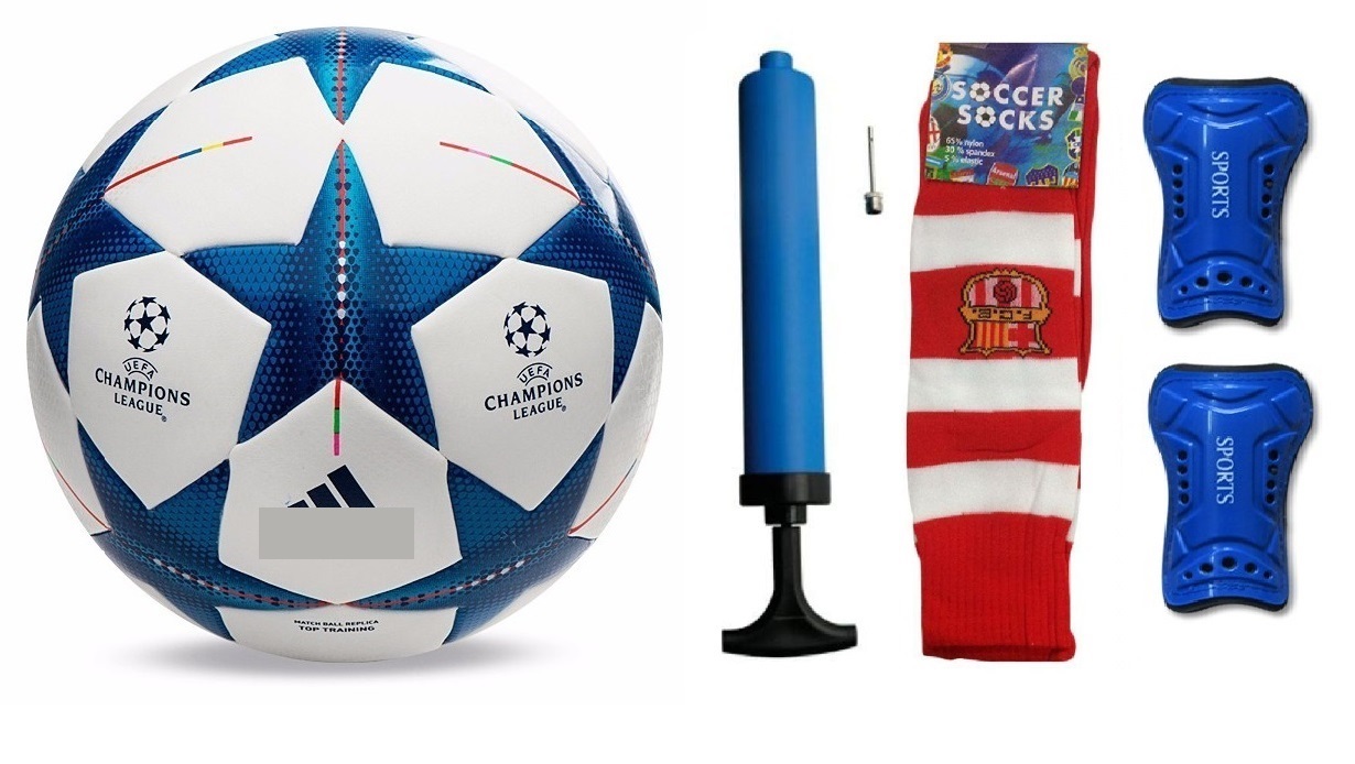 Buy Shoppers UEFA Champions League Bluestar Football (Size-5) Combo ...