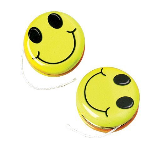 Buy Metal Smile Smiley Face Yo Yo's (12) Online @ ₹2178 from ShopClues