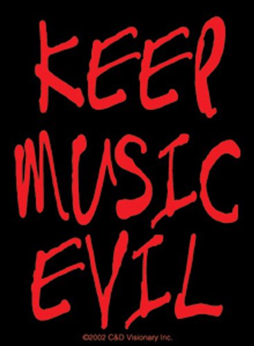 Buy Licenses Products Keep Music Evil Sticker Online @ ₹972 from ShopClues
