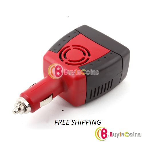 Car Power Inverter 150W AC 220V + USB Port 5V / Car laptop Charger