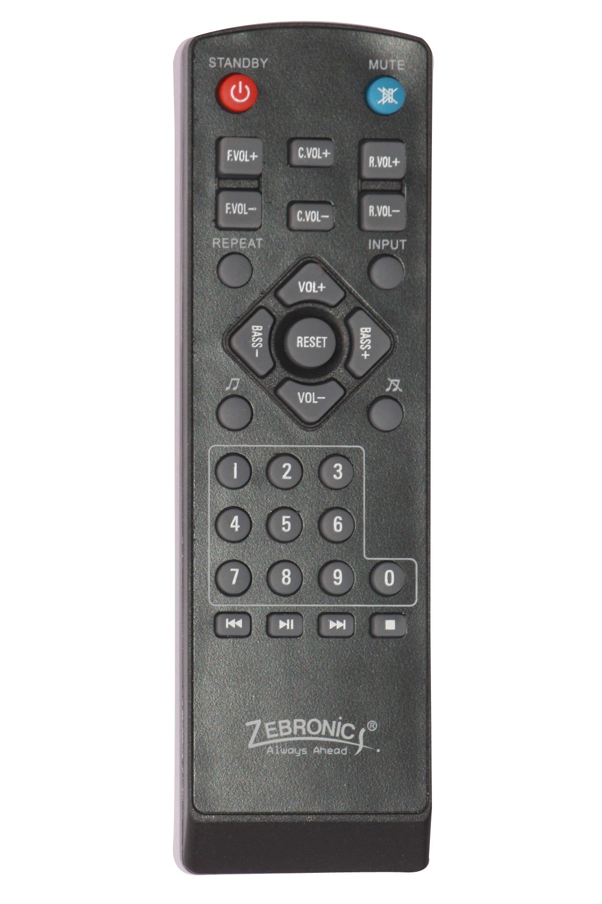 Buy Zebronics 5.1 channel home theater remote controller Online @ ₹249 ...