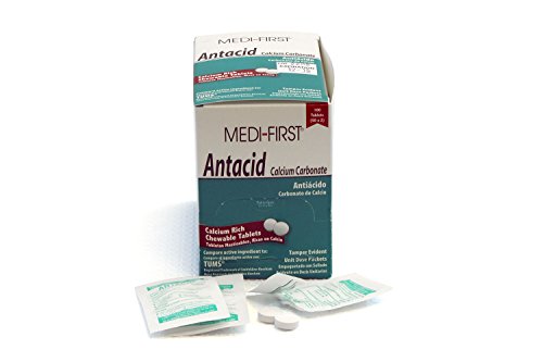 Buy Medi-First 80233 Chewable Mint Antacid Tablets, 100 Tablets 50 ...