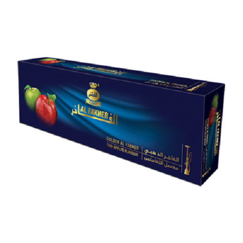 Buy AL FAKHER Golden Two Apple flavour Imported arabian flavour hookah ...