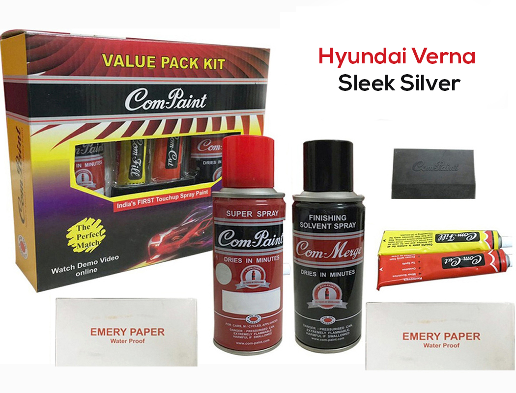 Buy Scratch Remover Value pack kit for Hyundai Verna - Sleek Silver by ...