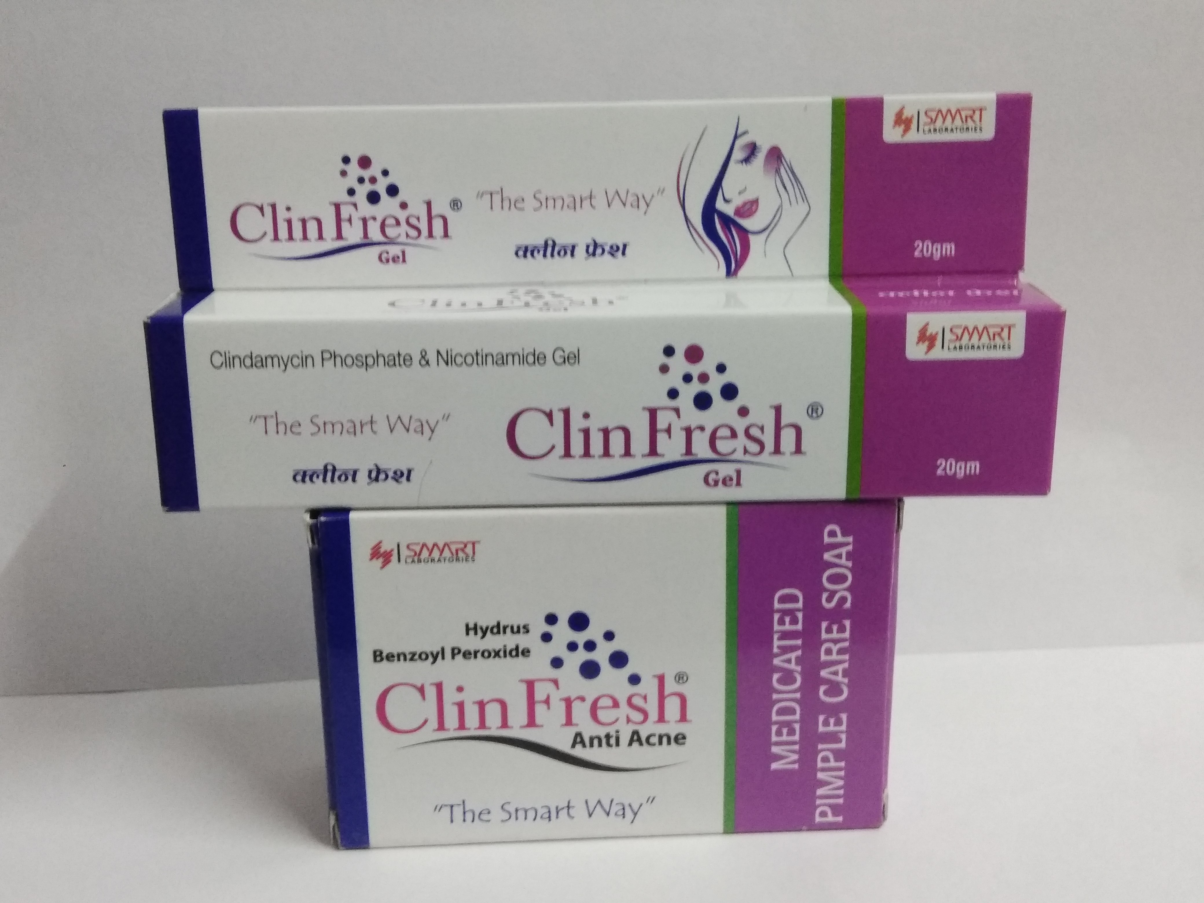 Buy COMBO PACK OF CLIN FRESH GEL (3PC 20GM EACH) AND CLIN FRESH SOAP ...