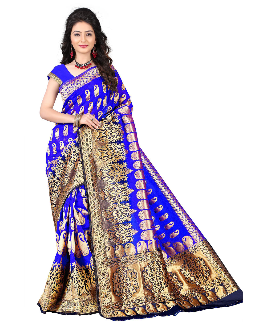 Buy Jay Fashion self design new collection in kanjivaram saree Online ...