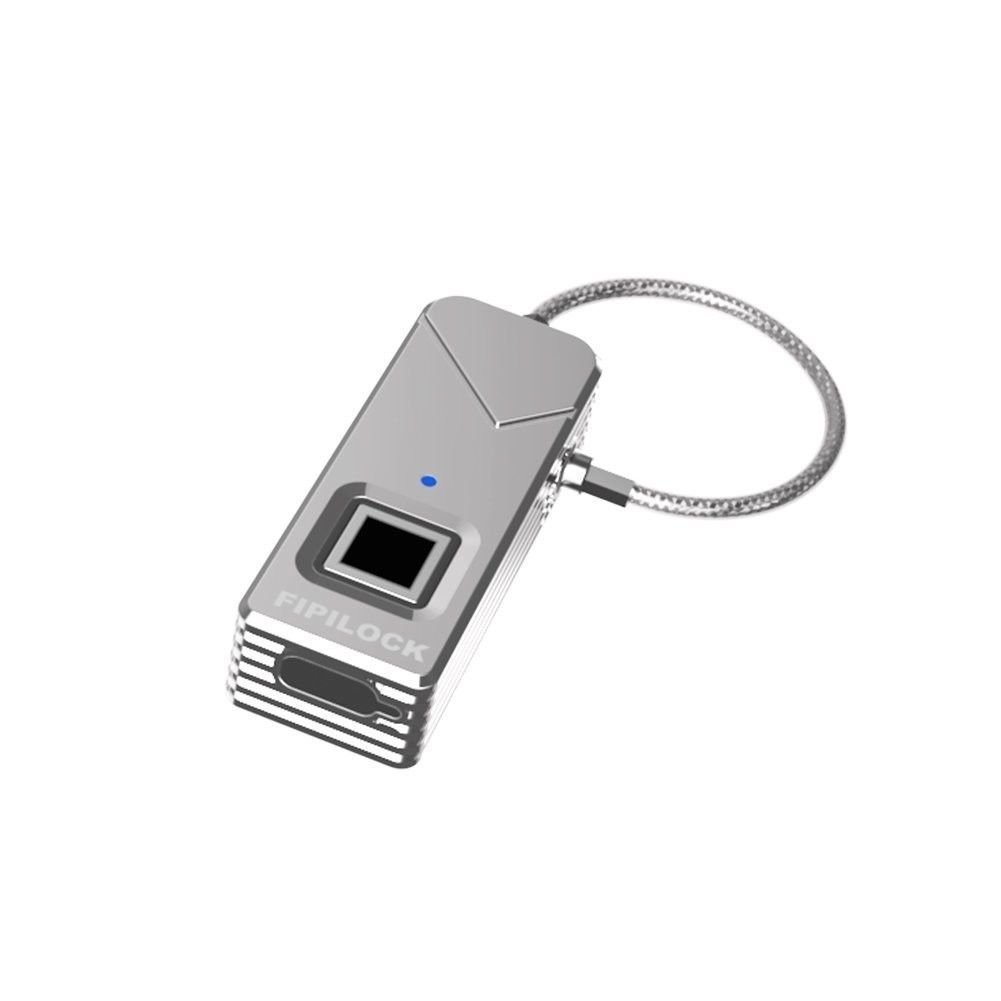 Buy TecMac Fingerprint Lock Waterproof Anti-theft Padlock Hi-tech ...