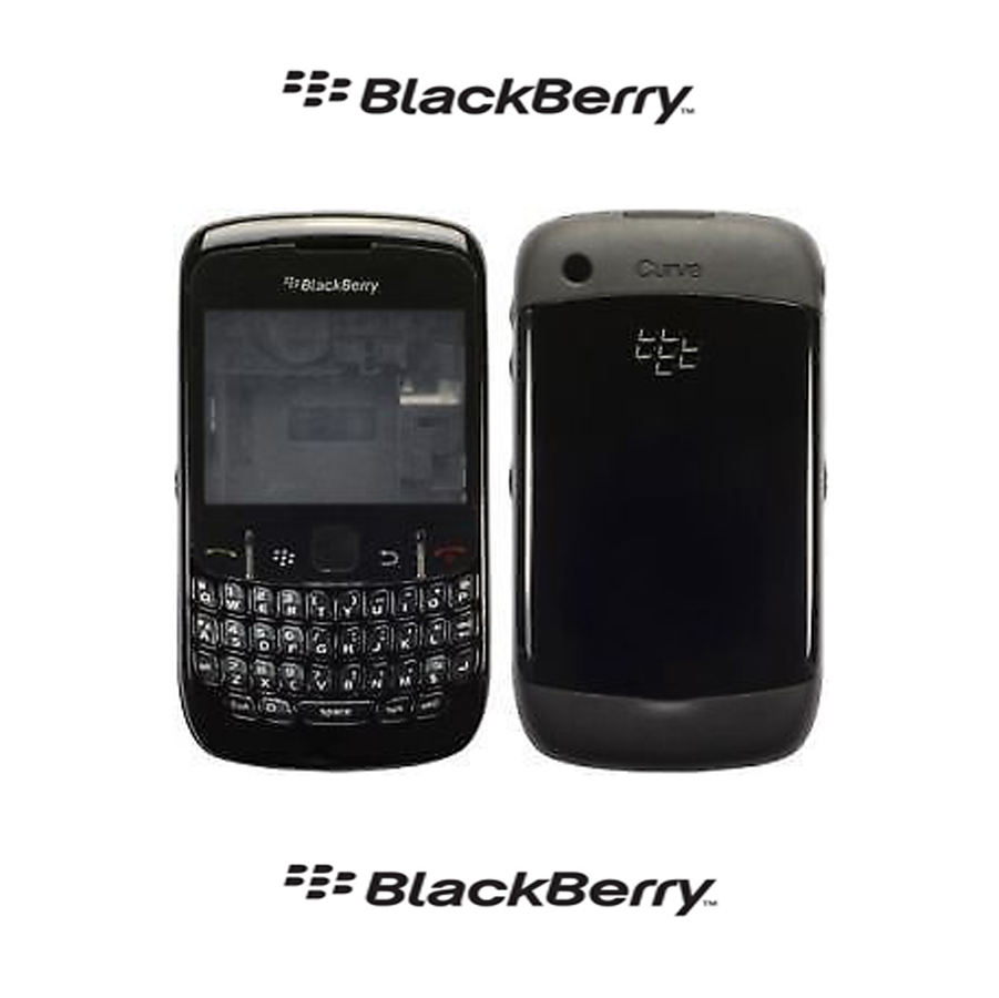 BlackBerry 8520 CURVE Full Body Housing Panel-Black