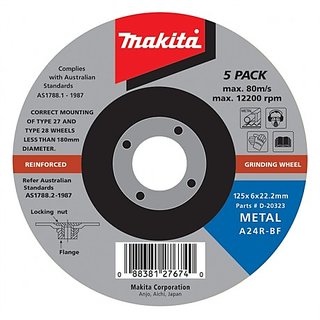 AG4 GRINDING DISC - 4" - 100 X 6.0 X 16 MM - GRINDING WHEEL - BOSCH (10.00)