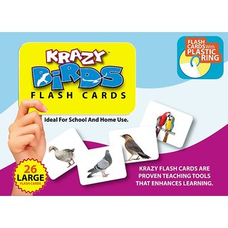 Online Krazy Birds Flash Cards With Ring Prices - Shopclues India