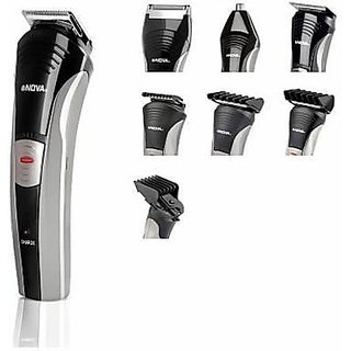 Buy Nova 7 in 1 Multi Grooming Kit NG 1090 For Men (Black, Silver ...