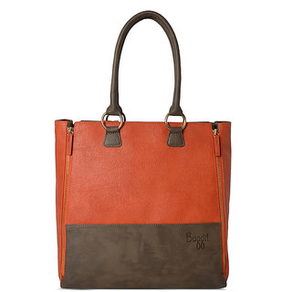 Baggit L Abcd Gland Orange Shoulder Bag