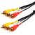 Buy Monoprice 102181 50-Feet Triple RCA Stereo Video Dubbing Composite ...