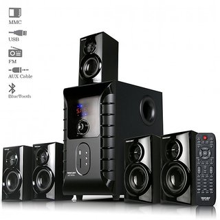 Truvison SE- 6055 BT 5.1 Multimedia Speaker with Bluetooth USB FM AUX ...