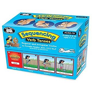 Buy Sequencing Regular and Irregular Verb Tenses Fun Deck Flash Cards ...