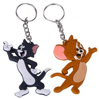 Buy CTW Cute Tom and jerry Couple Key Chain Beige MultiPurpose keychain ...