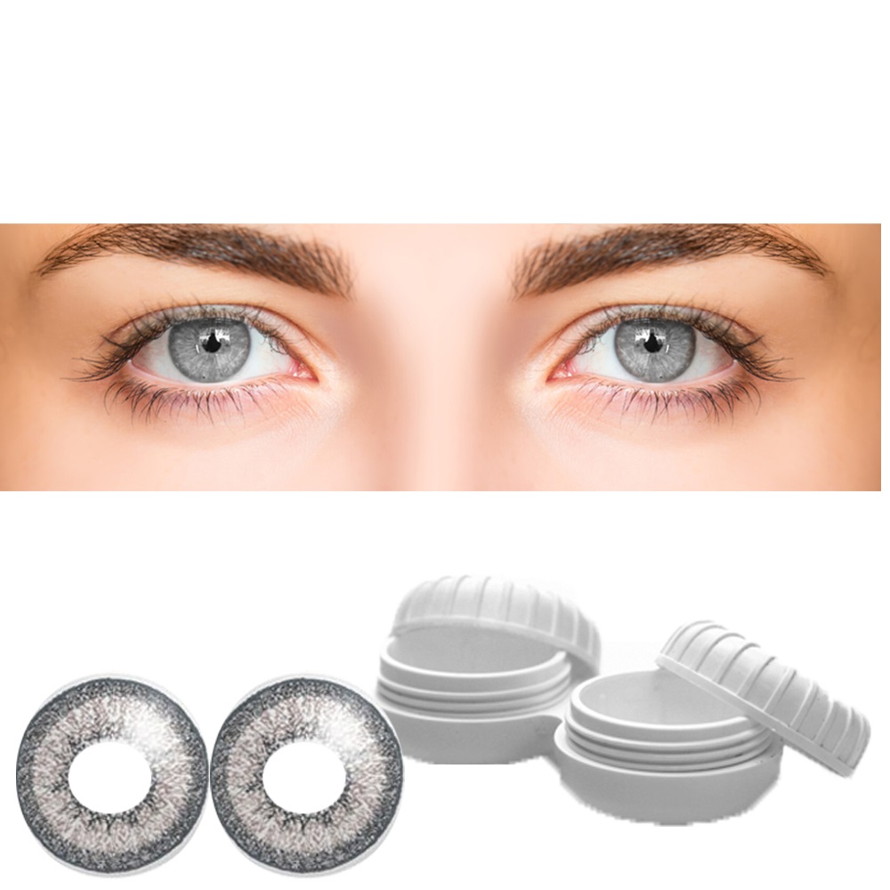 Buy Eye Monthly Disposable Color Contact Lens Without Power Grey Online ...