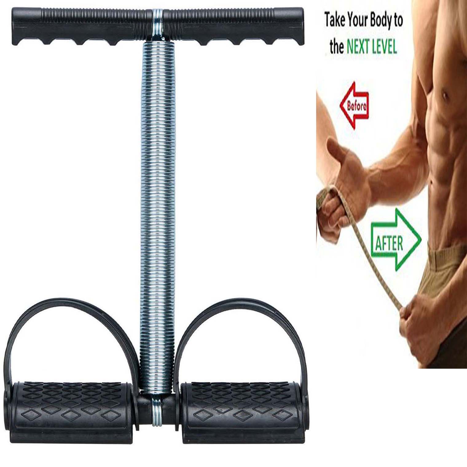 Buy Abs Tummy Trimmer With Spring Burn Off Calories Tone Your Muscles ...