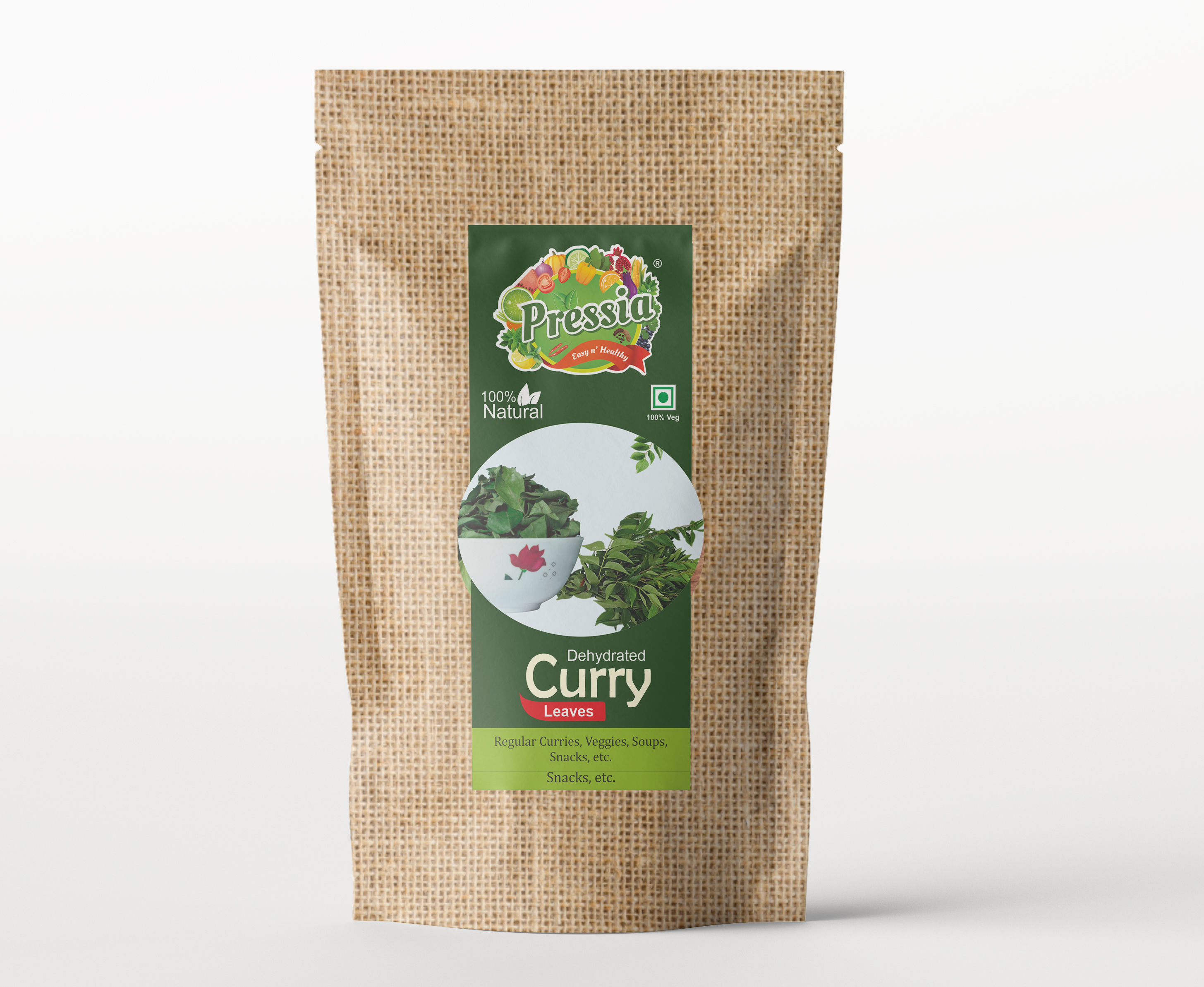 Buy Pressia Dehydrated Curry Leaves Crush 50 Gram Pack Online @ ₹135 ...