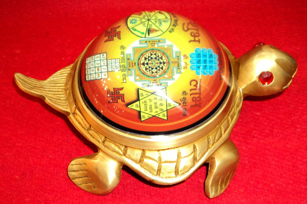 Buy Original Panchdhatu Tortoise Kachhua Shree Yantra (Big-3D) Online ...