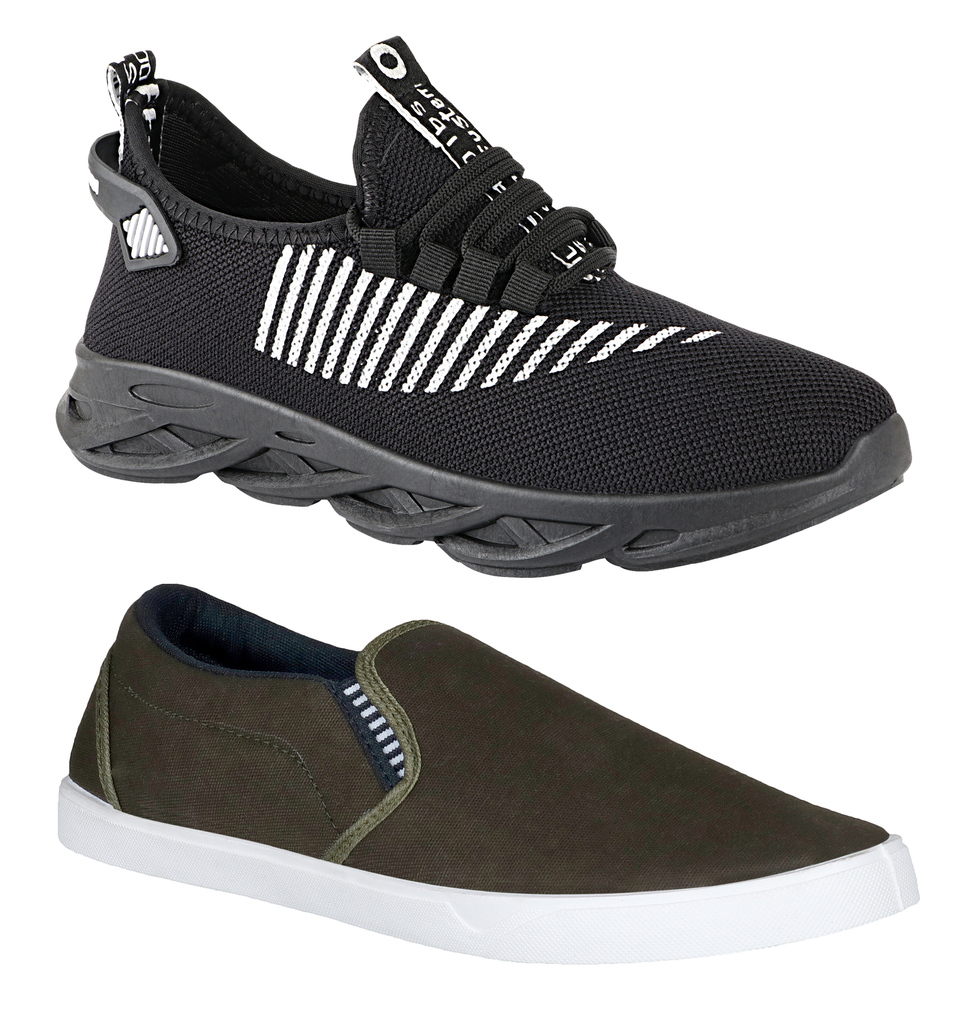 Buy Chevit Latest Stylish & Trenddy Combo Pack of 02 Pairs Shoes for ...