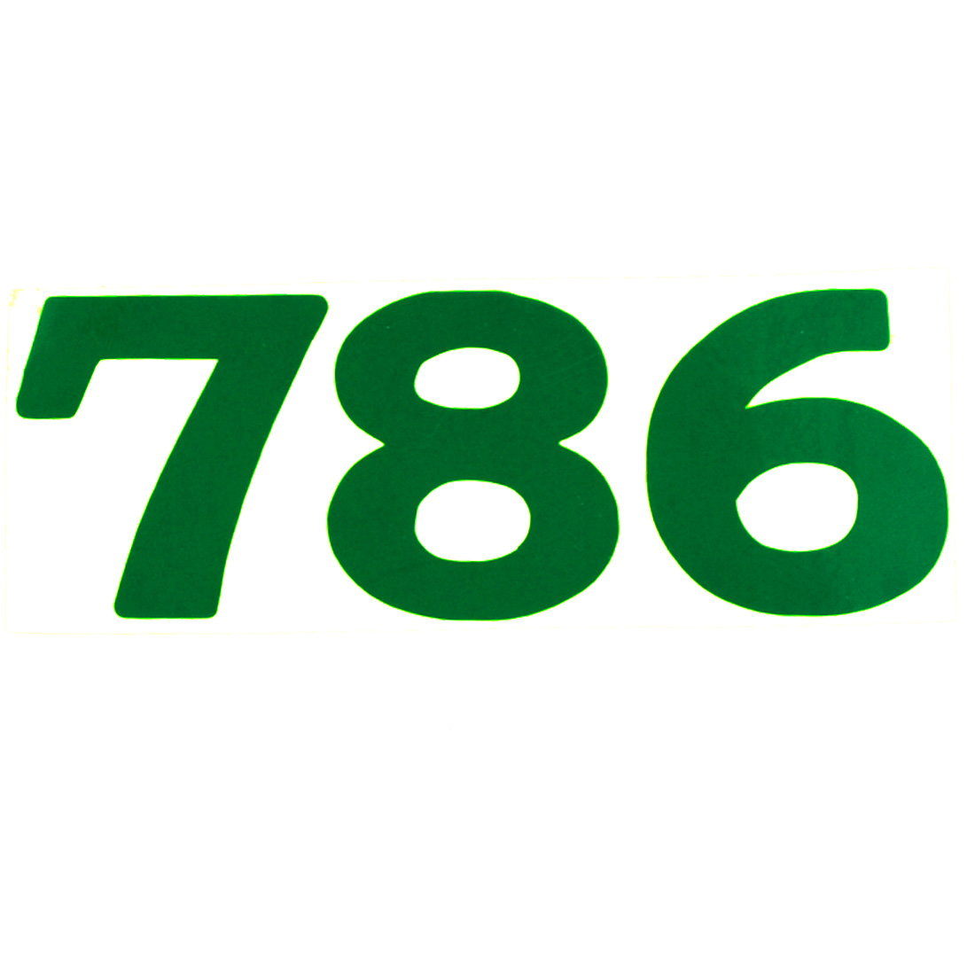 Buy 786 Sticker radium Motorcycle Design Sticker for All Bikes and Car ...