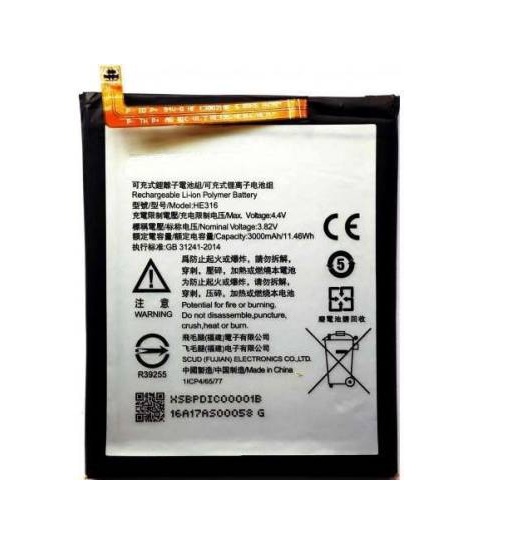 Buy HATHOT Mobile Battery For Nokia 6 HE316- 3000 mAh Online @ ₹699 ...