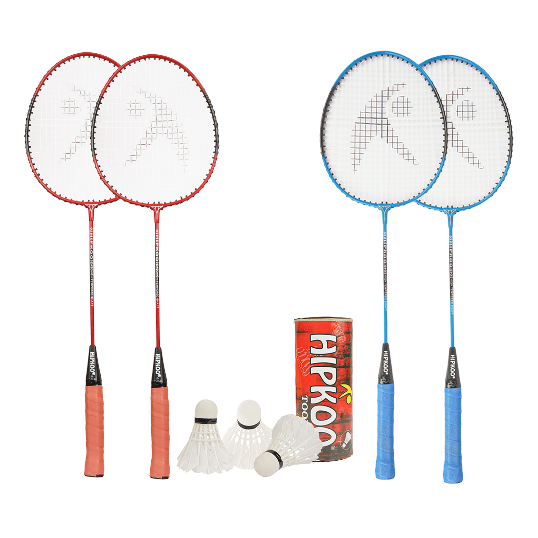 Buy Hipkoo Sports Utility Aluminum Badminton Complete Racquets Set | 4 ...