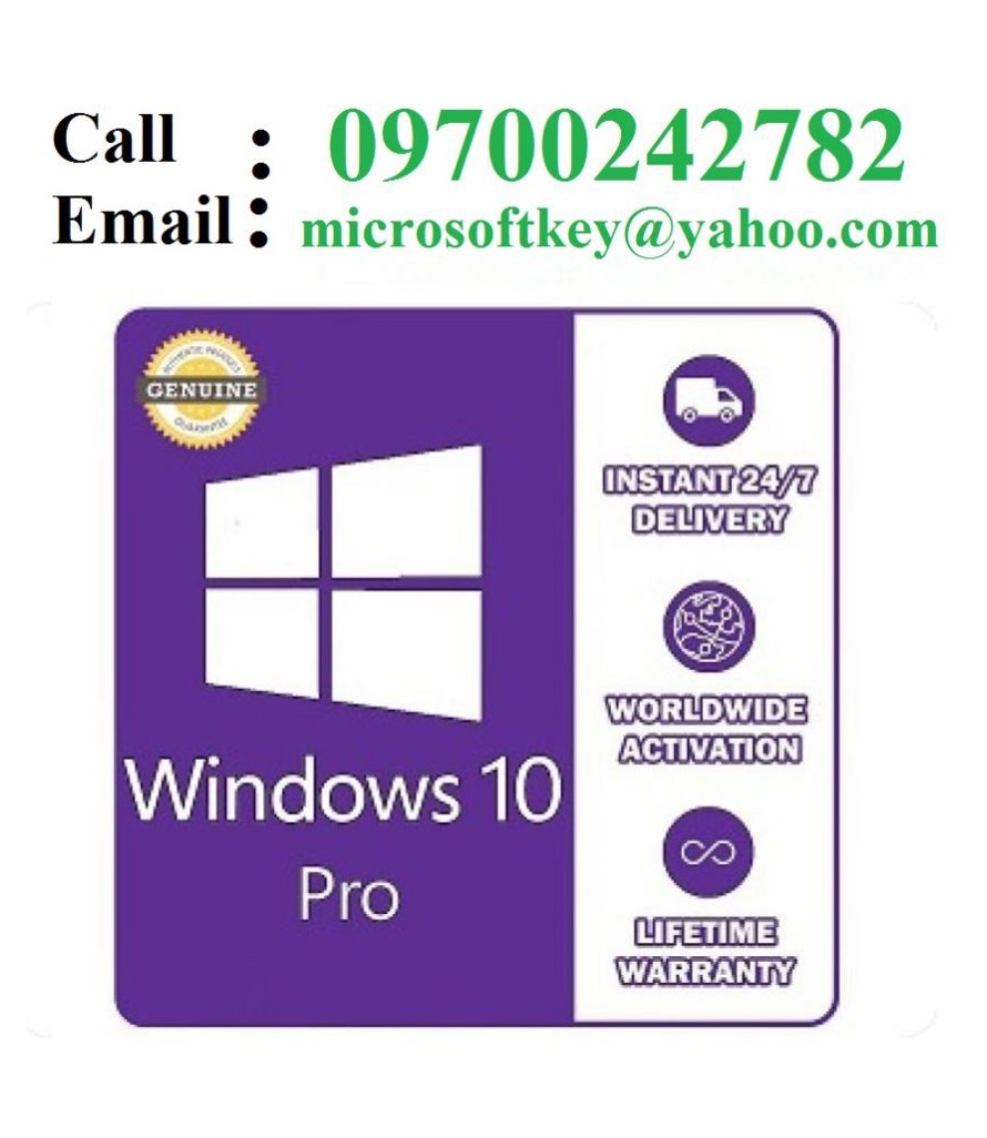Buy Windows 10 Pro Genuine Retail Key Instant Delivery Call 9700242782 ...