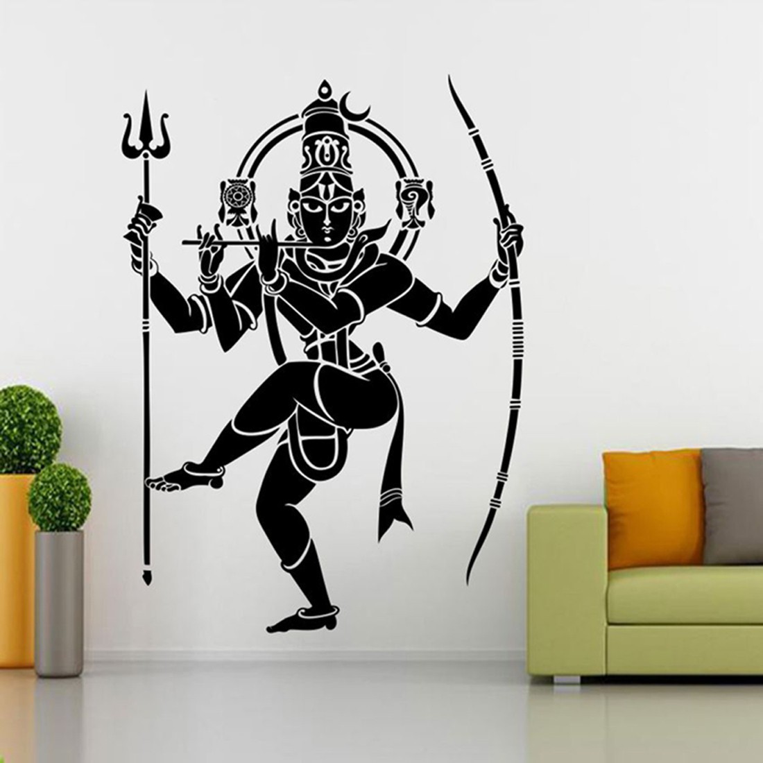 Buy Eja Art Natraj Wall Sticker Online - Get 94% Off