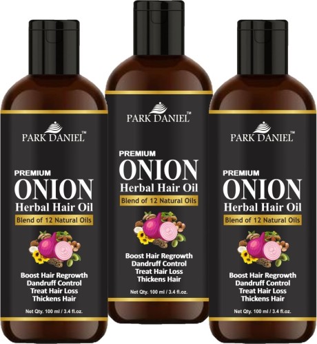 Buy PARK DANIEL Premium ONION Herbal Hair oil- For Hair Regrowth ...