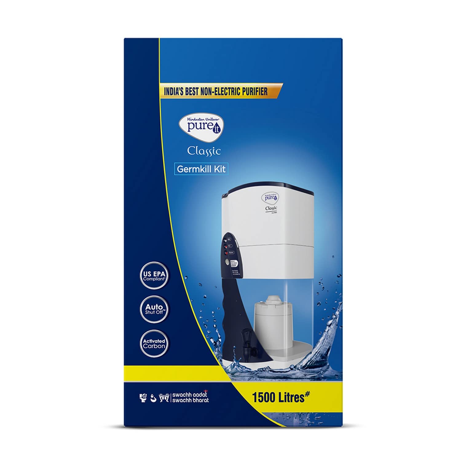 Buy HUL Pureit Germkill kit for Classic 23 L water purifier - 1500 L ...