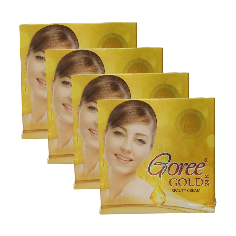 Buy Goree Gold 24K Beauty Cream 30gm Pack Of 4 Online - Get 15% Off