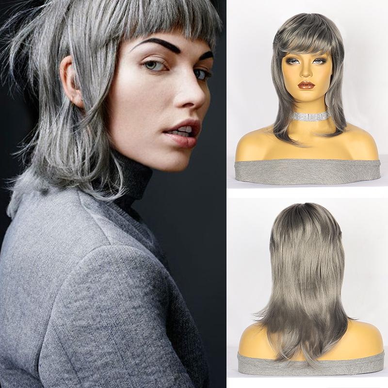 Buy Versatile Anime Cosplay Wig with Layered Wolf Cut & Long Ends ...