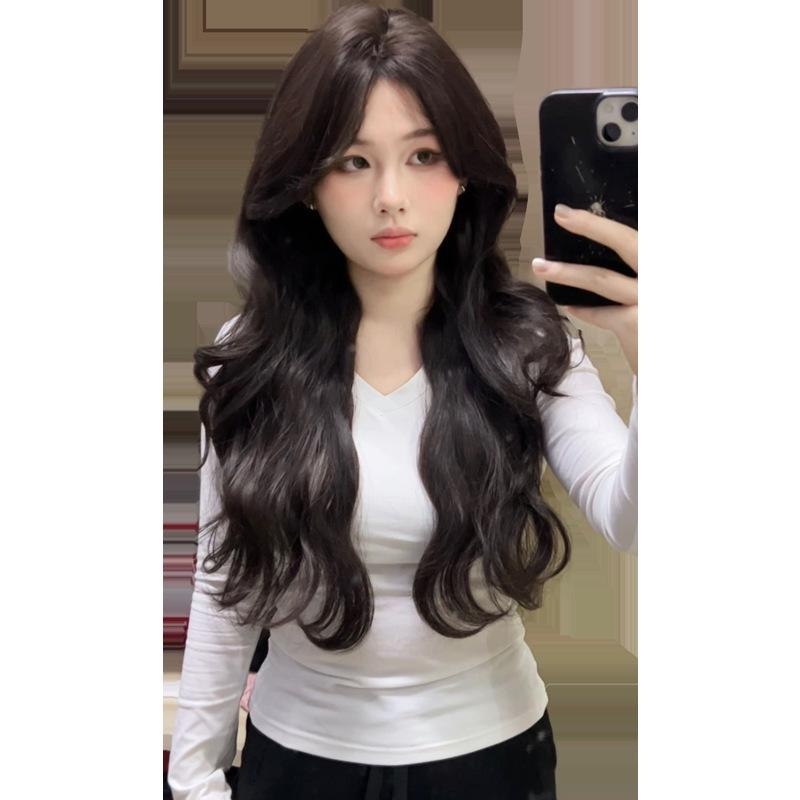 Buy Natural Looking Synthetic Lace Front Wig for Women - Long Curly ...