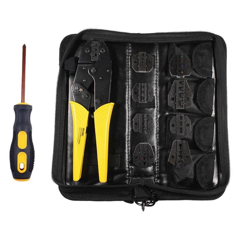 Buy 10-in-1 Multi-Purpose Crimping Tool Kit with Interchangeable Dies ...