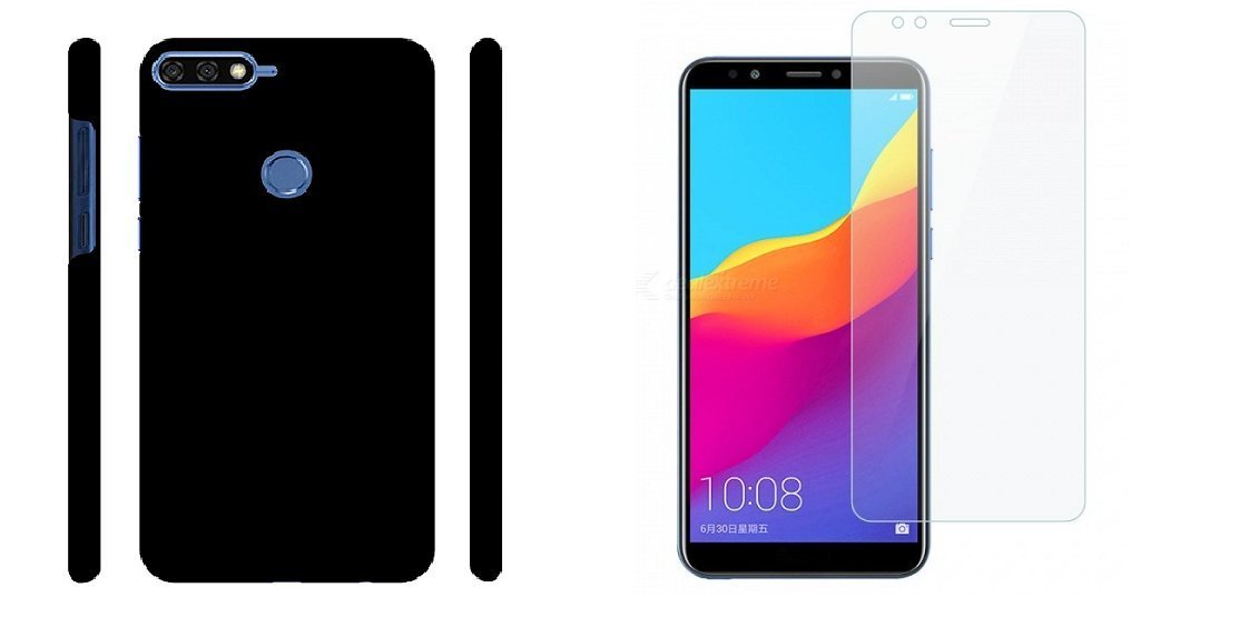 Buy Mascot max back cover black with tempered glass 0.33mm 2.5D Curved ...